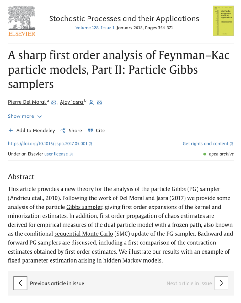 A sharp first order analysis of Feynman–Kac particle models, Part II ...