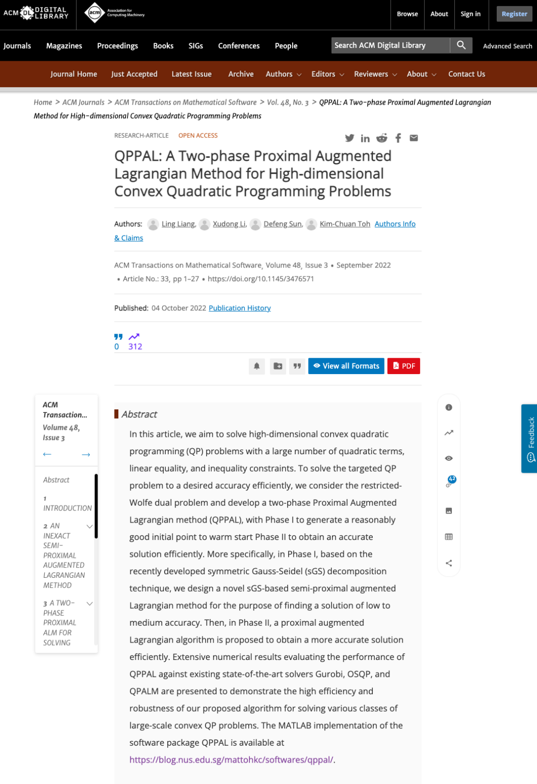 IORA – Institute of Operations Research and Analytics – Institute of Operations Research and ...